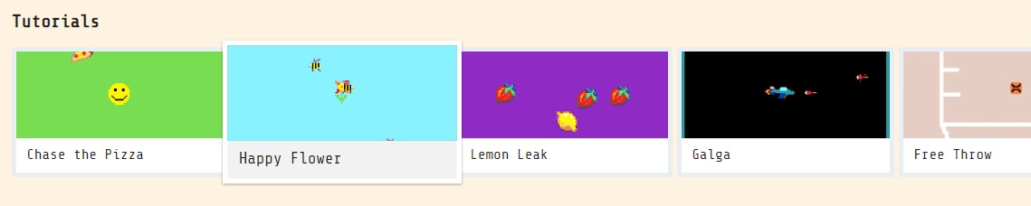 Microsoft Makecode Arcade チュートリアル Happy Flower その1 渡り鳥の広場