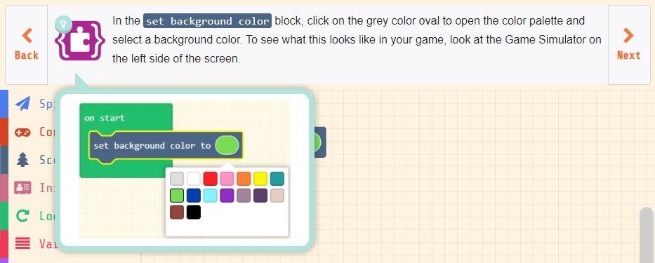 Microsoft MakeCode Arcade チュートリアル「Chase the Pizza」(その1) | 渡り鳥の広場