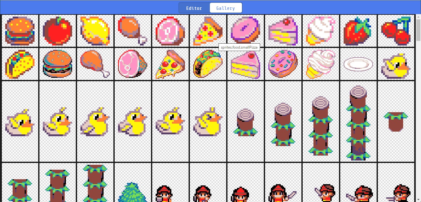 Microsoft MakeCode Arcade チュートリアル「Chase the Pizza」(その2) | 渡り鳥の広場