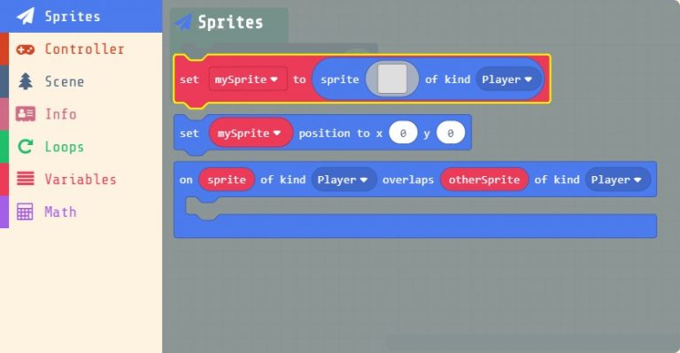 Microsoft MakeCode Arcade チュートリアル「Chase the Pizza」(その1) | 渡り鳥の広場