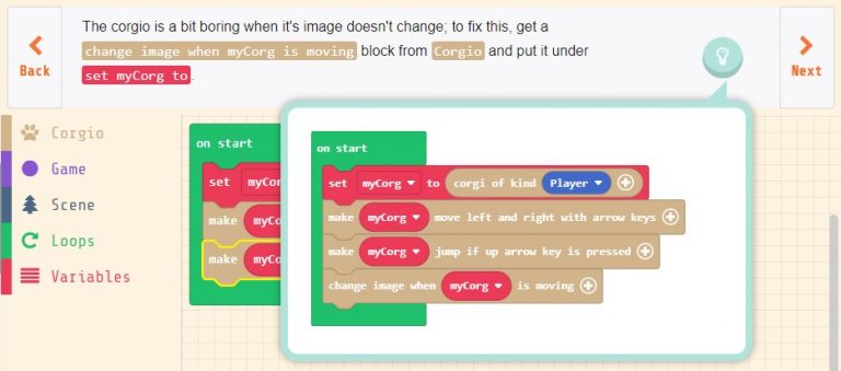 Microsoft MakeCode Arcade チュートリアル「Simple Extensions」(その1) | 渡り鳥の広場
